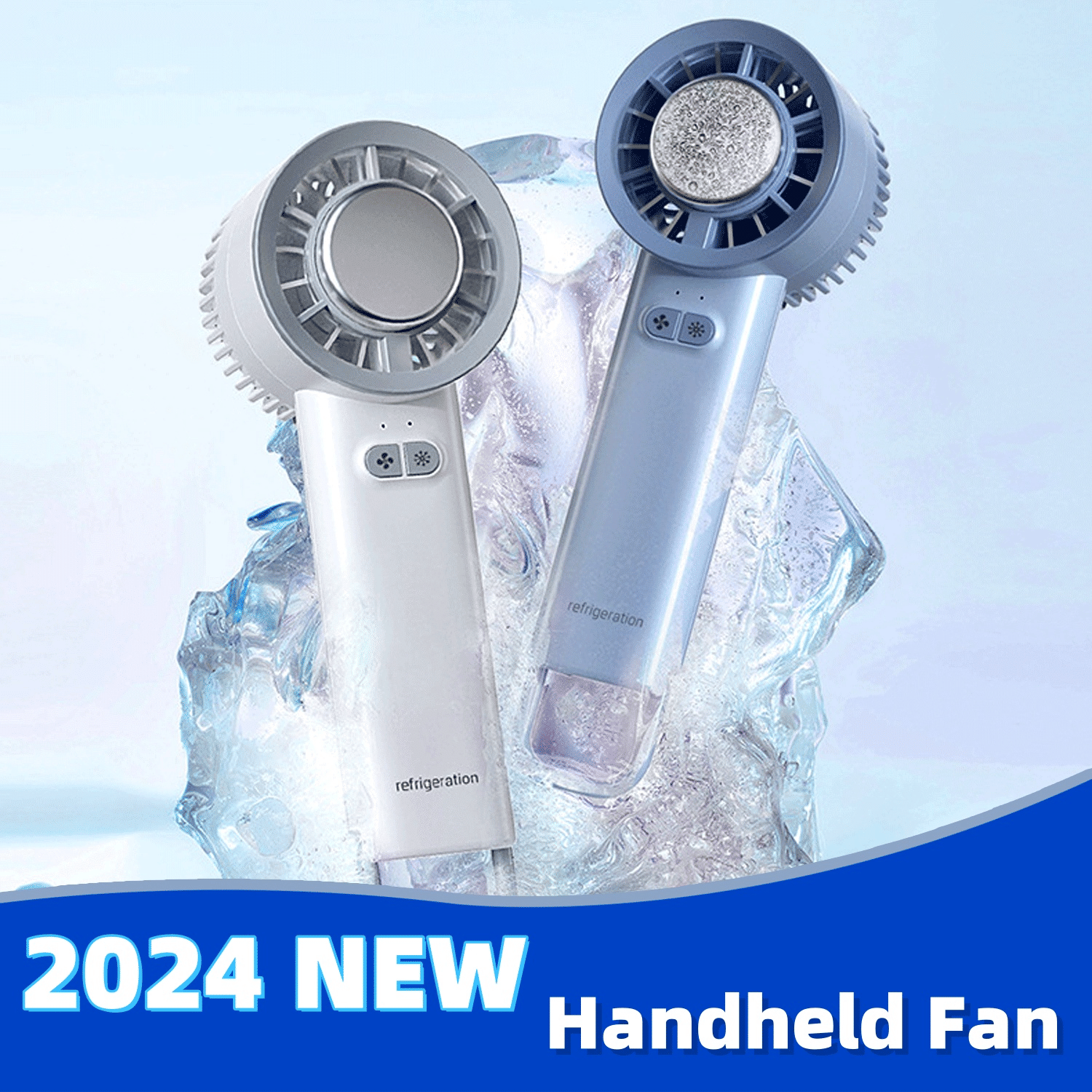 Handheld Portable Turbo Mini Jet Fan. Ice-Cold Fan Generation. Brushle ...